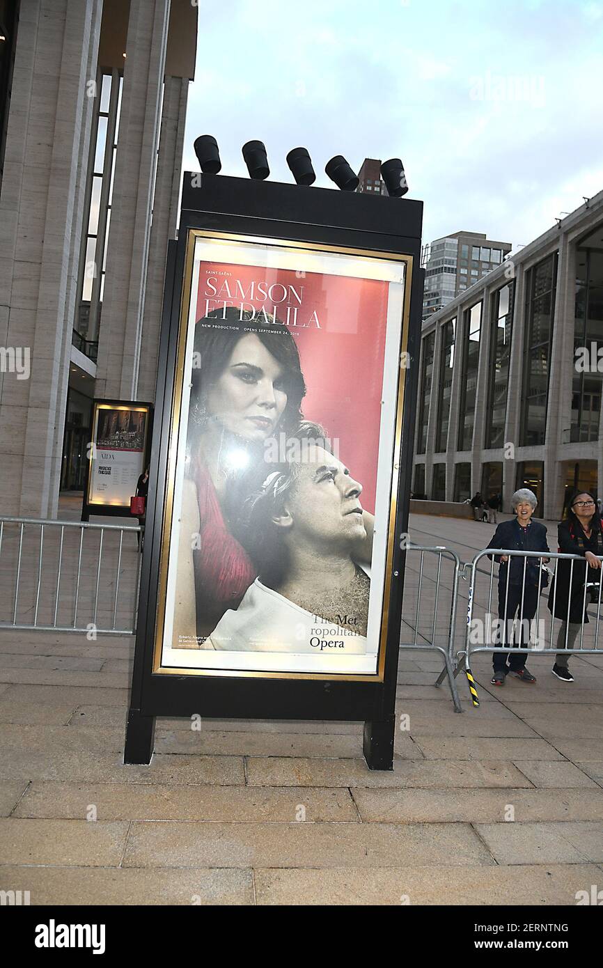 The Poster attends the Metropolitan Opera Season Opening Night 2018 on ...