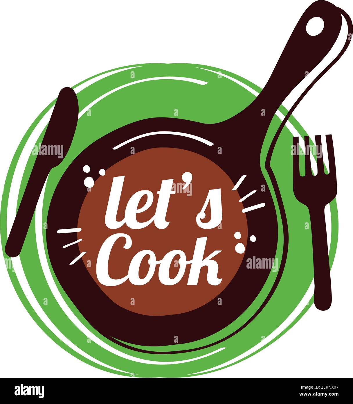 pan kitchen label isolated icon Stock Vector Image & Art - Alamy