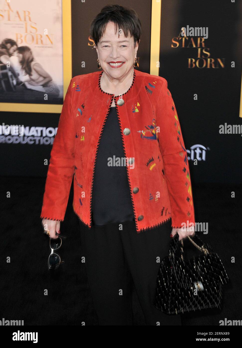 Kathy Bates arrives at "A Star Is Born" Los Angeles Premiere held at ...