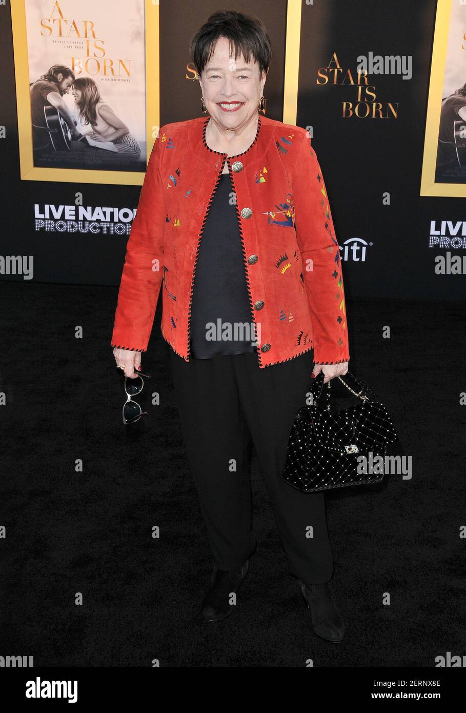Kathy Bates arrives at "A Star Is Born" Los Angeles Premiere held at ...