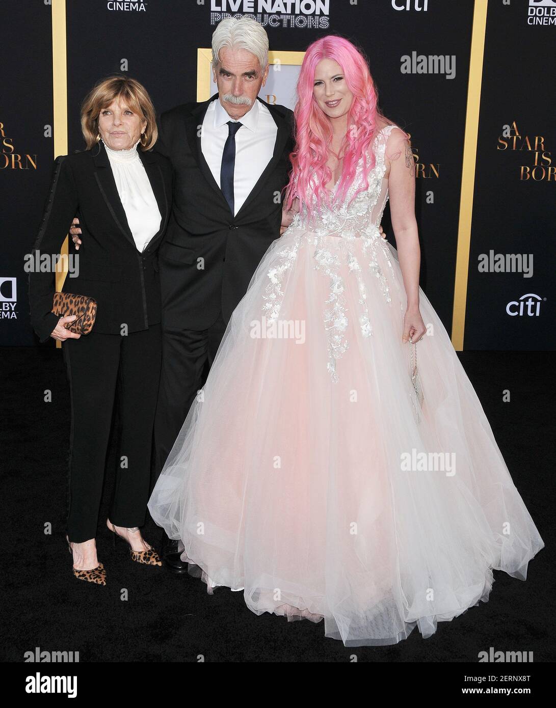 (L-R) Katharine Ross, Sam Elliott and Cleo Rose Elliott arrives at "A ...