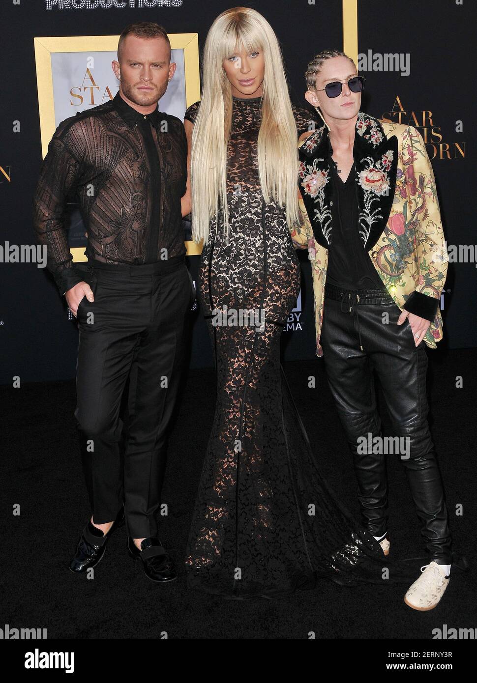 (L-R) August Getty, Gigi Gorgeous and Nats Getty at "A Star Is Born ...
