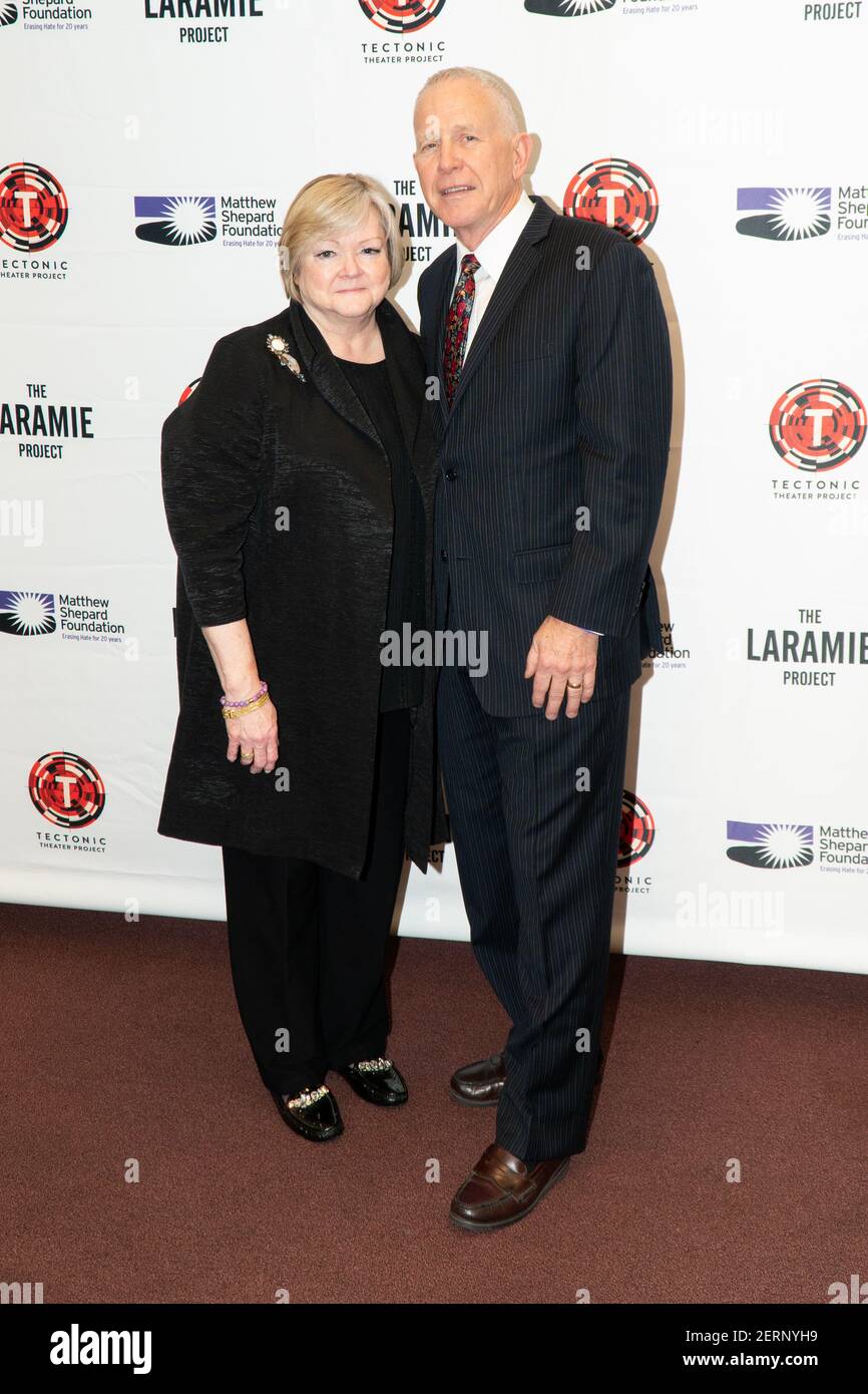 Judy and Dennis Shepard attend the LARAMIE: A LEGACY, an all-star ...