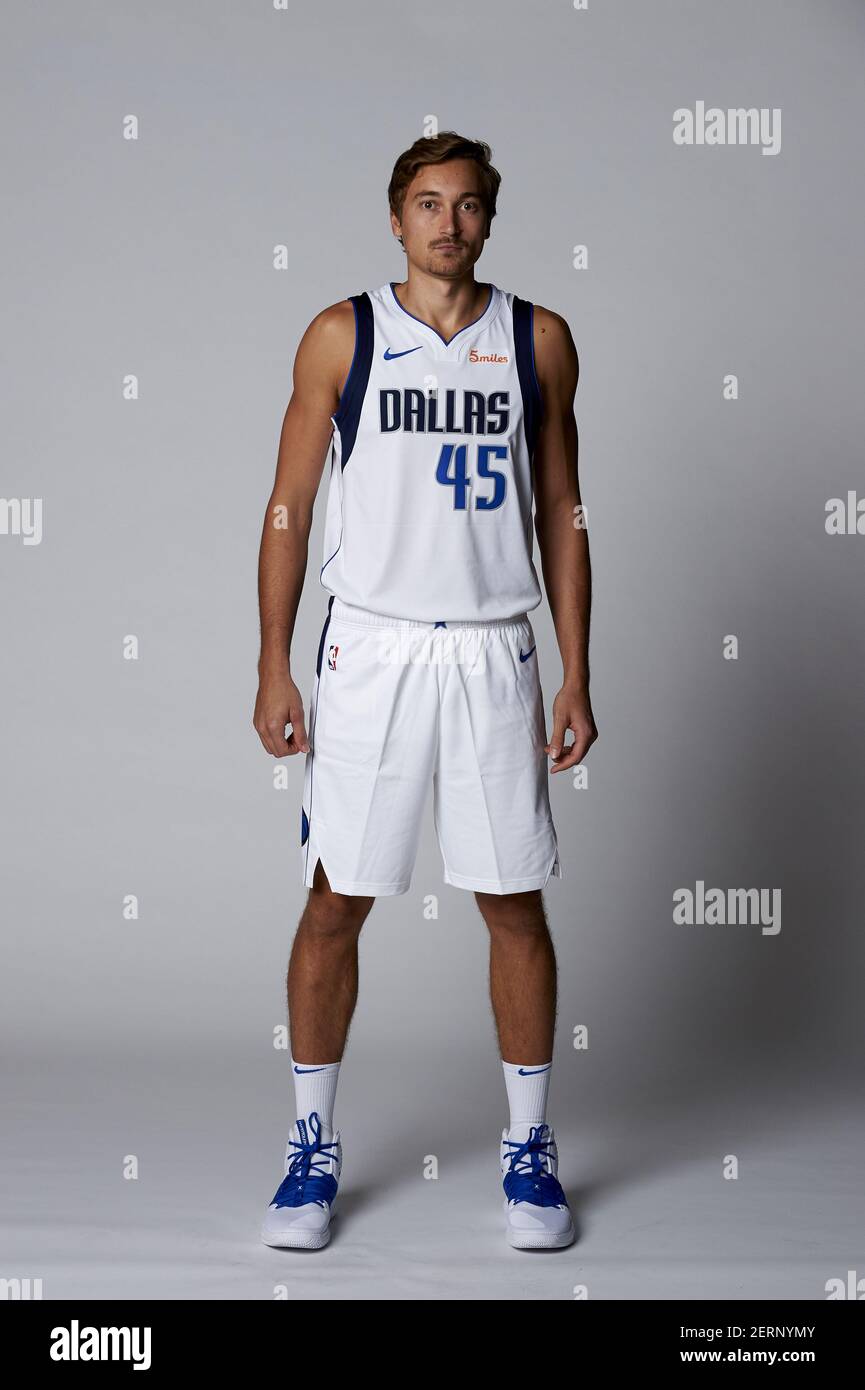 Ryan Broekhoff of the Dallas Mavericks poses during Media Day at ...