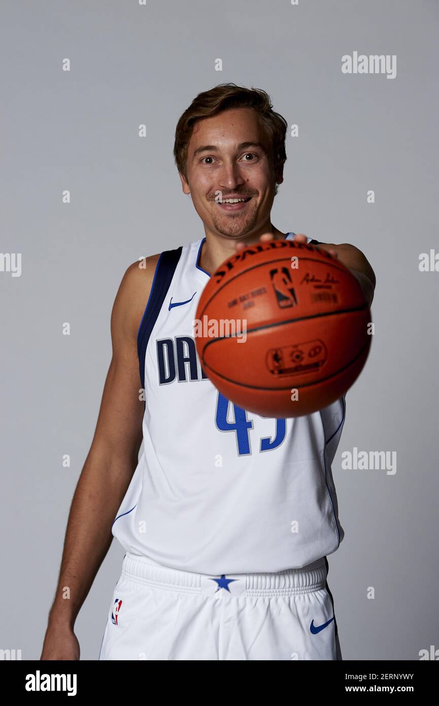 Ryan Broekhoff of the Dallas Mavericks poses during Media Day at ...