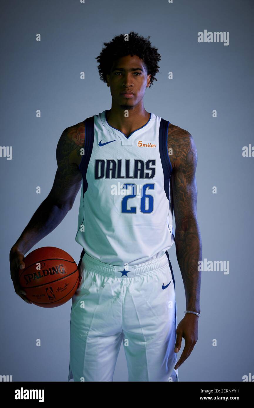 Ray Spalding of the Dallas Mavericks poses during Media Day at American ...
