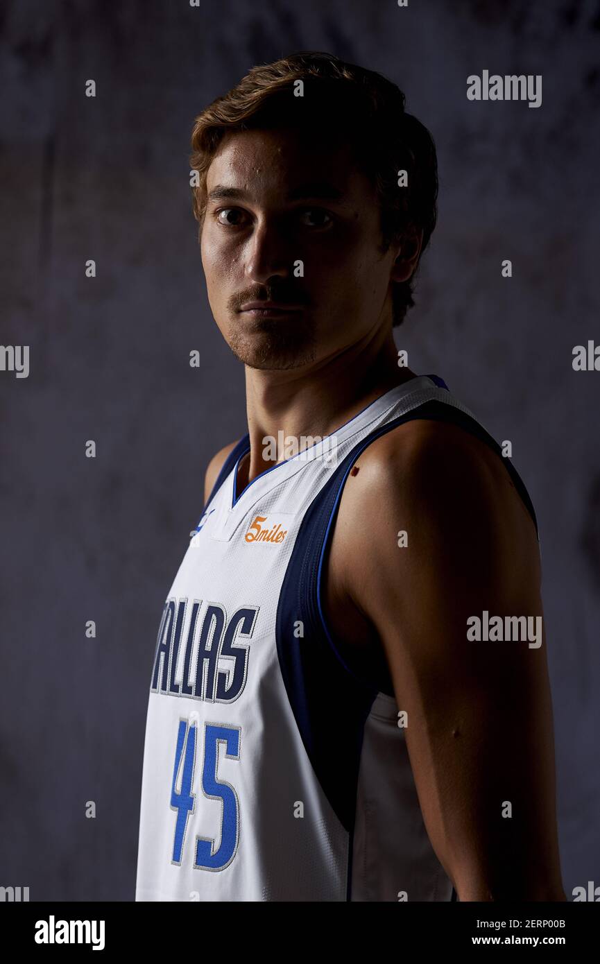 Ryan Broekhoff of the Dallas Mavericks poses during Media Day at ...