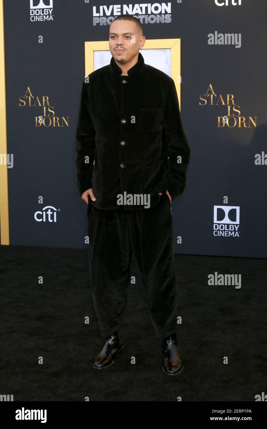 LOS ANGELES - SEP 24: Evan Ross at the "A Star is Born" LA Premiere at ...