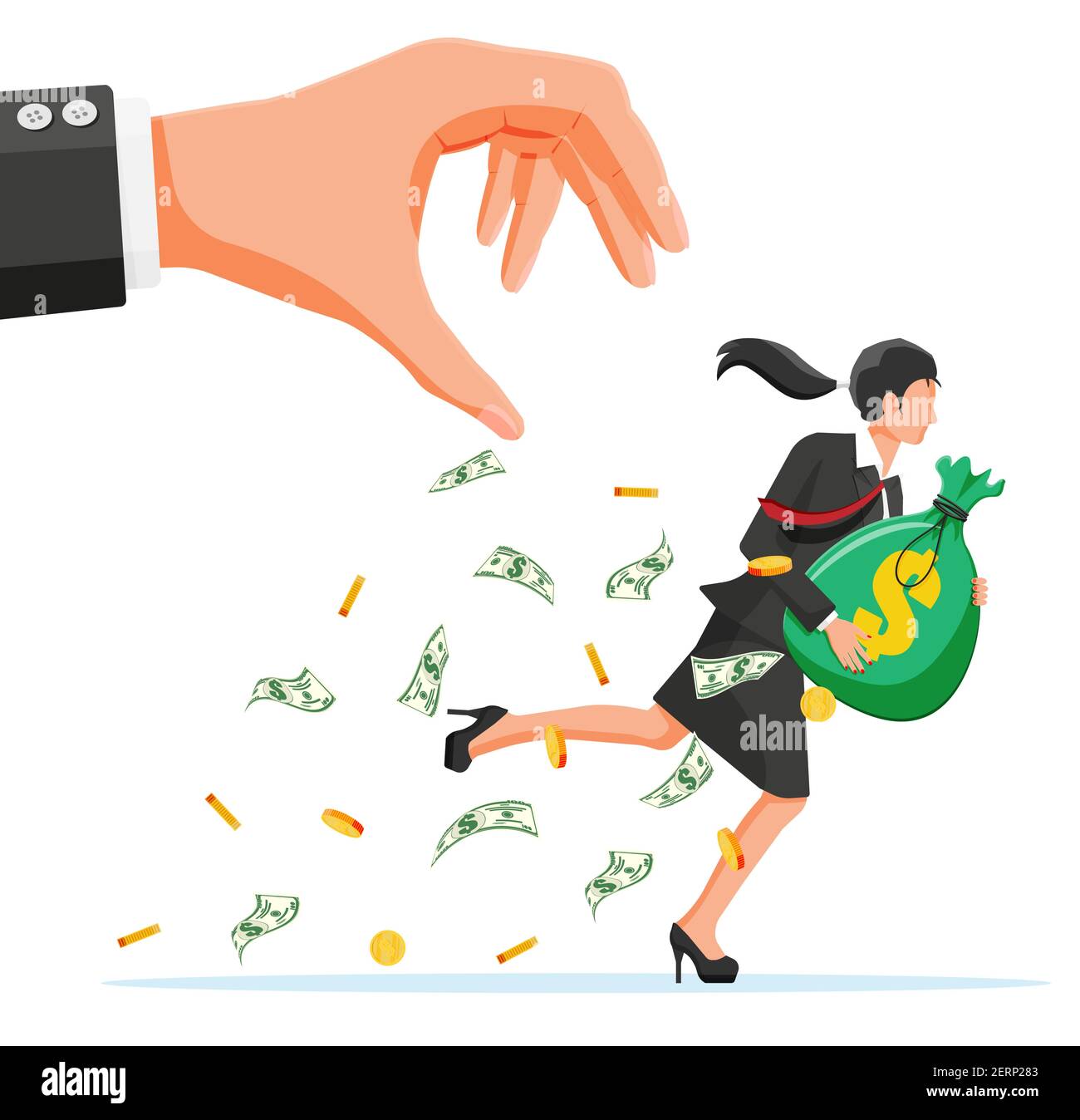 Stealing Money Clipart