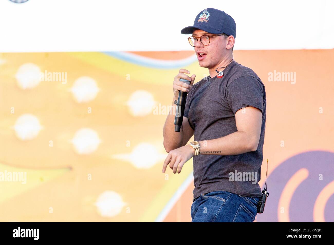 Logic (Sir Robert Bryson Hall II) during iHeartRadio Music Festival ...
