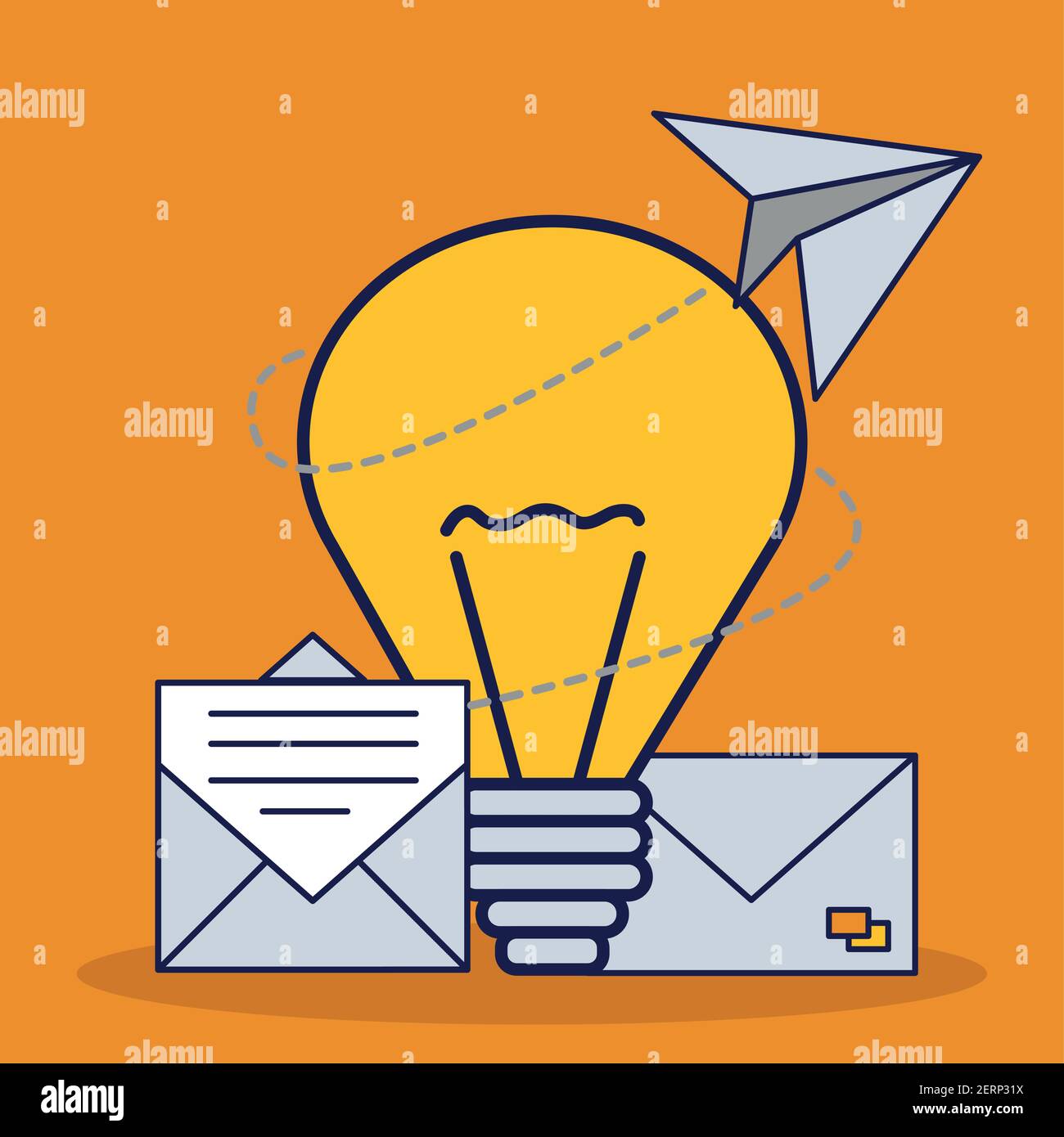 social media communication email creativity Stock Vector Image & Art ...