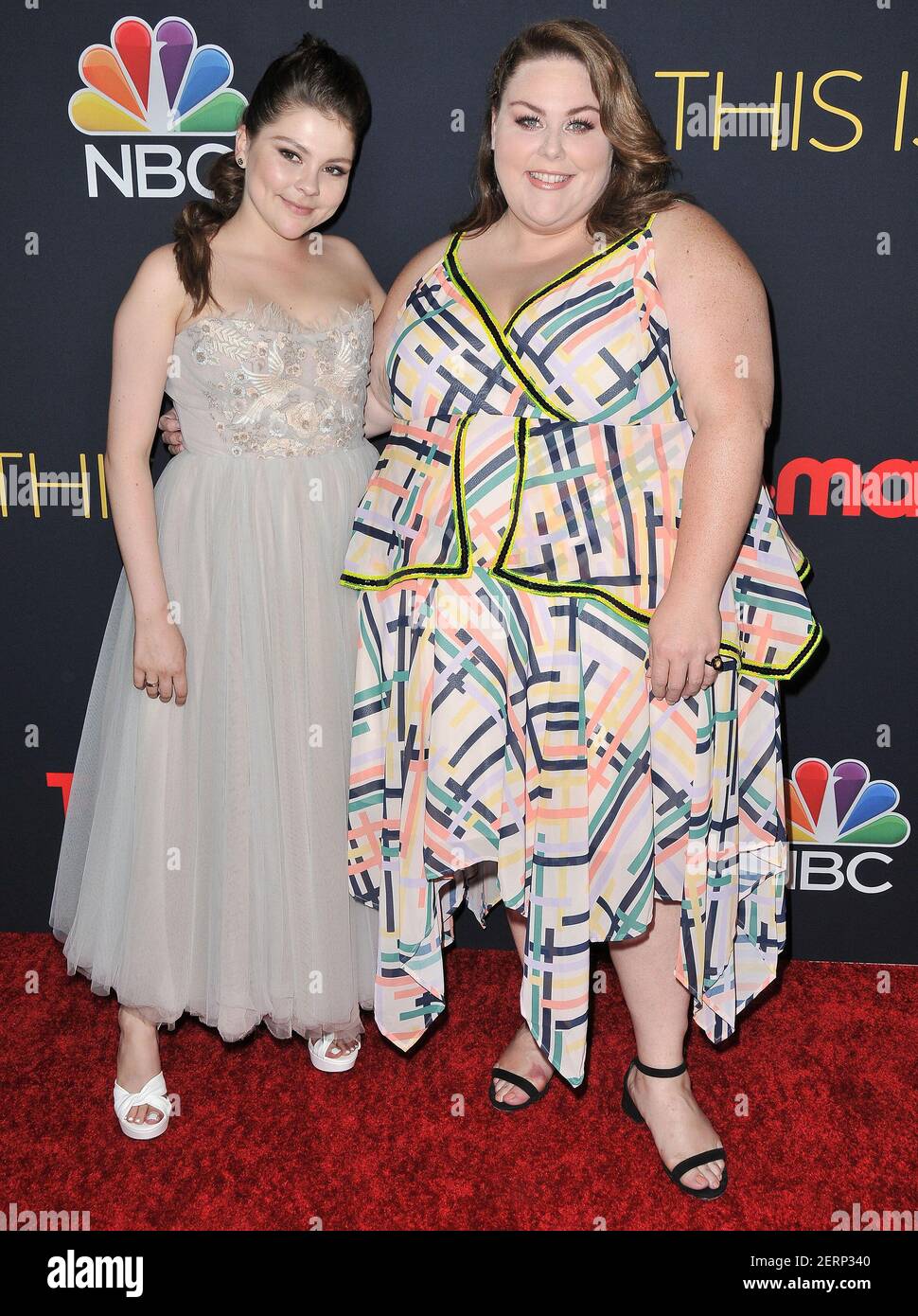 (L-R) Hannah Zeile and Chrissy Metz at NBC's "This Is Us" Season 3 ...
