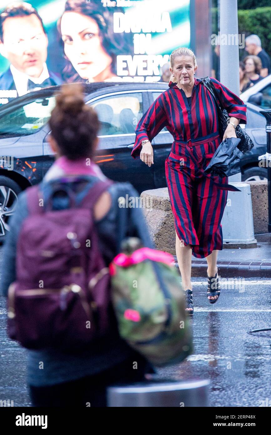 Princess Mabel before the start of the GoalKeepers event in New York ...