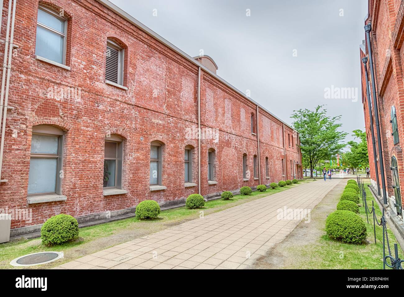 Nagoya, Japan - MAY 08, 2016 : brick wall of architecture for ...