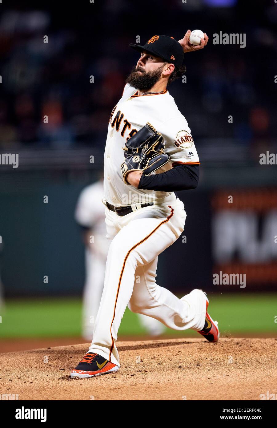 September 26, 2018: San Francisco Giants starting pitcher Casey Kelly ...