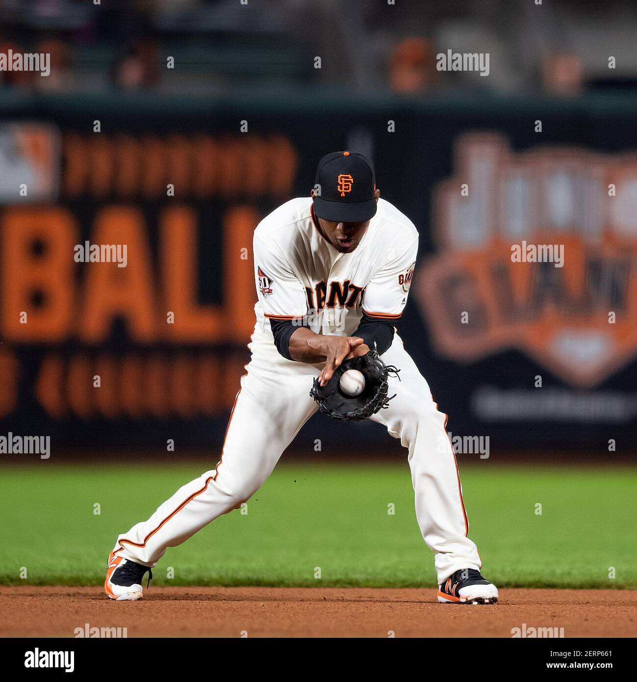 September 26, 2018: San Francisco Giants second baseman Abiatal Avelino ...