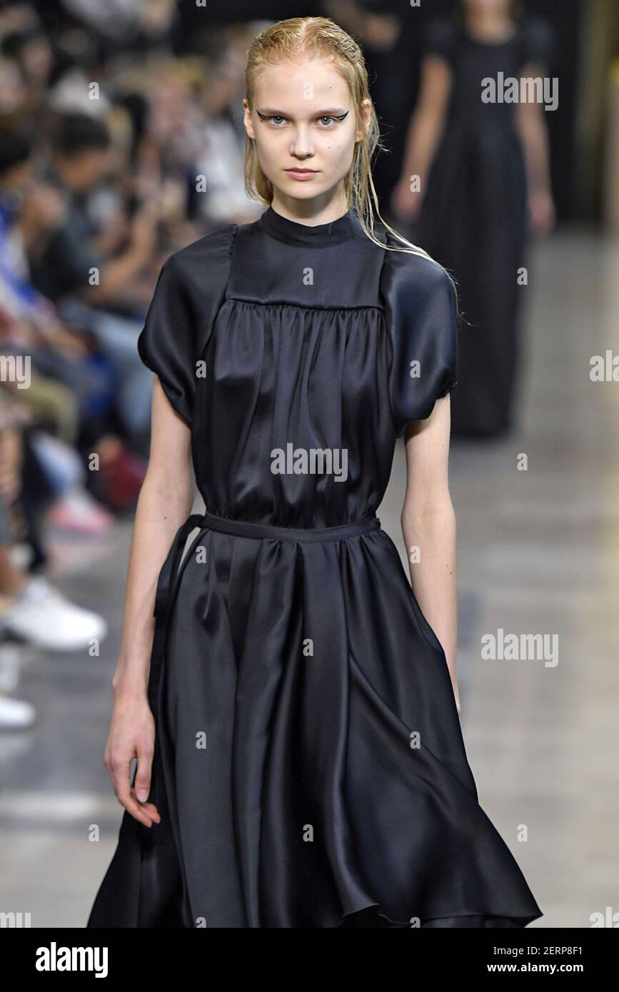 Model Alina Egorova walks on the runway during the Rochas Fashion Show ...