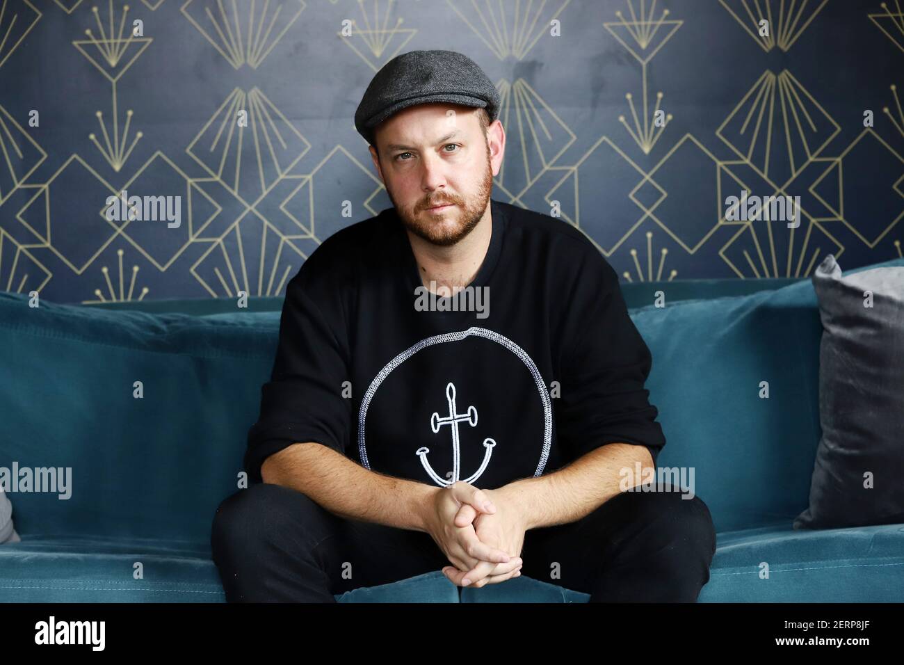 Matt Simons at a press call in Mexico City, Mexico on September 26 ...