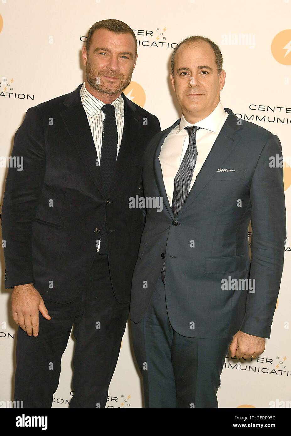 Liev Schreiber and honoree David Nevins attend the Center for ...