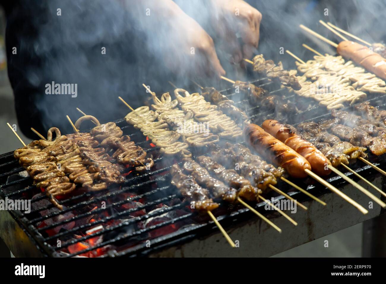 Philippines food barbecue chicken hi-res stock photography and images ...