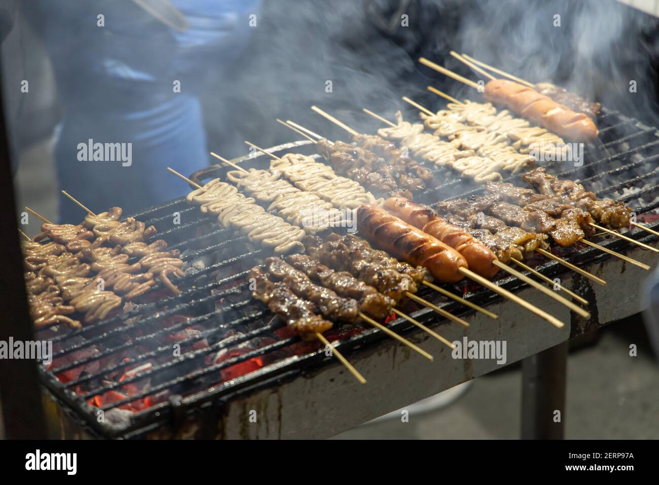 Philippines food barbecue chicken hi-res stock photography and images ...