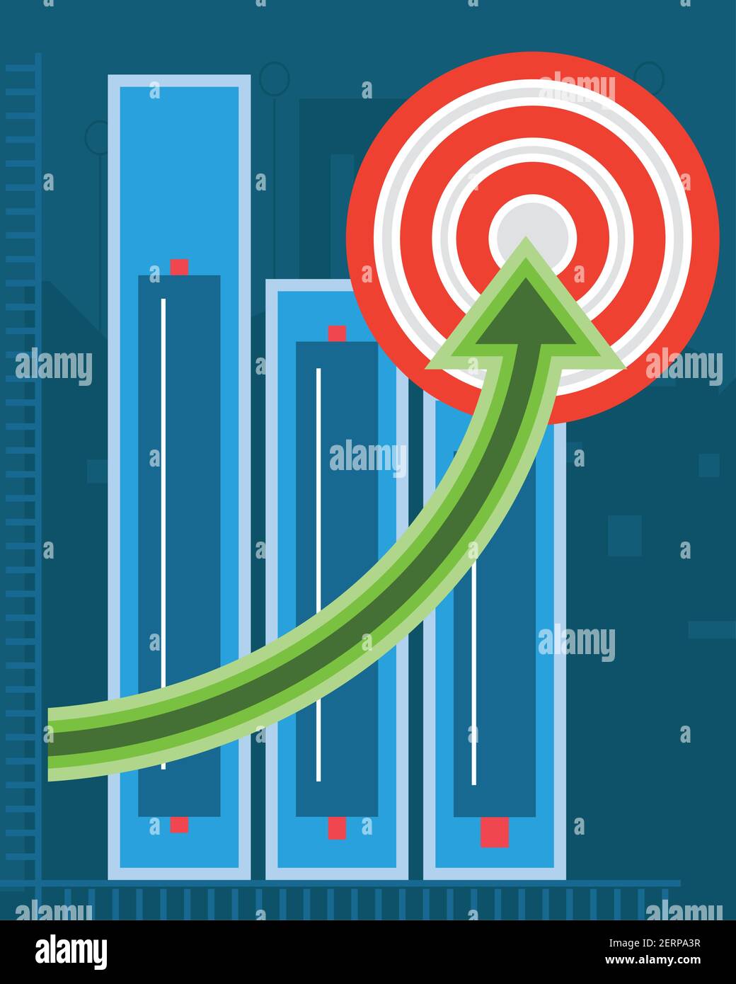 target statistics goal success economy Stock Vector Image & Art - Alamy