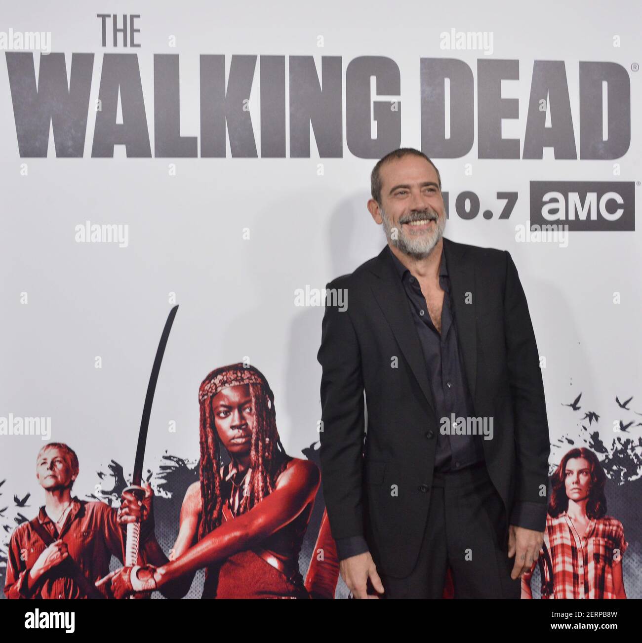 Jeffery Dean Morgan arrives at AMC's “The Walking Dead” Season 9 ...