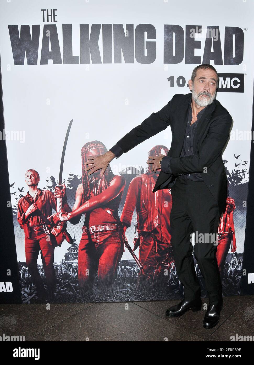 Jeffery Dean Morgan arrives at AMC's “The Walking Dead” Season 9 ...