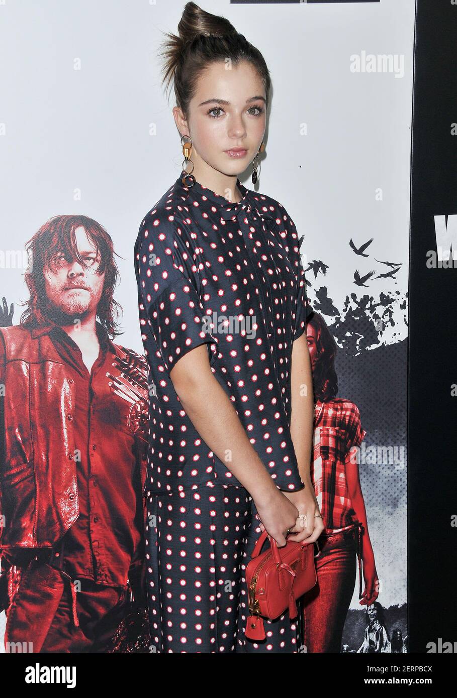 Alexa Nisenson arrives at AMC's “The Walking Dead” Season 9 Premiere ...