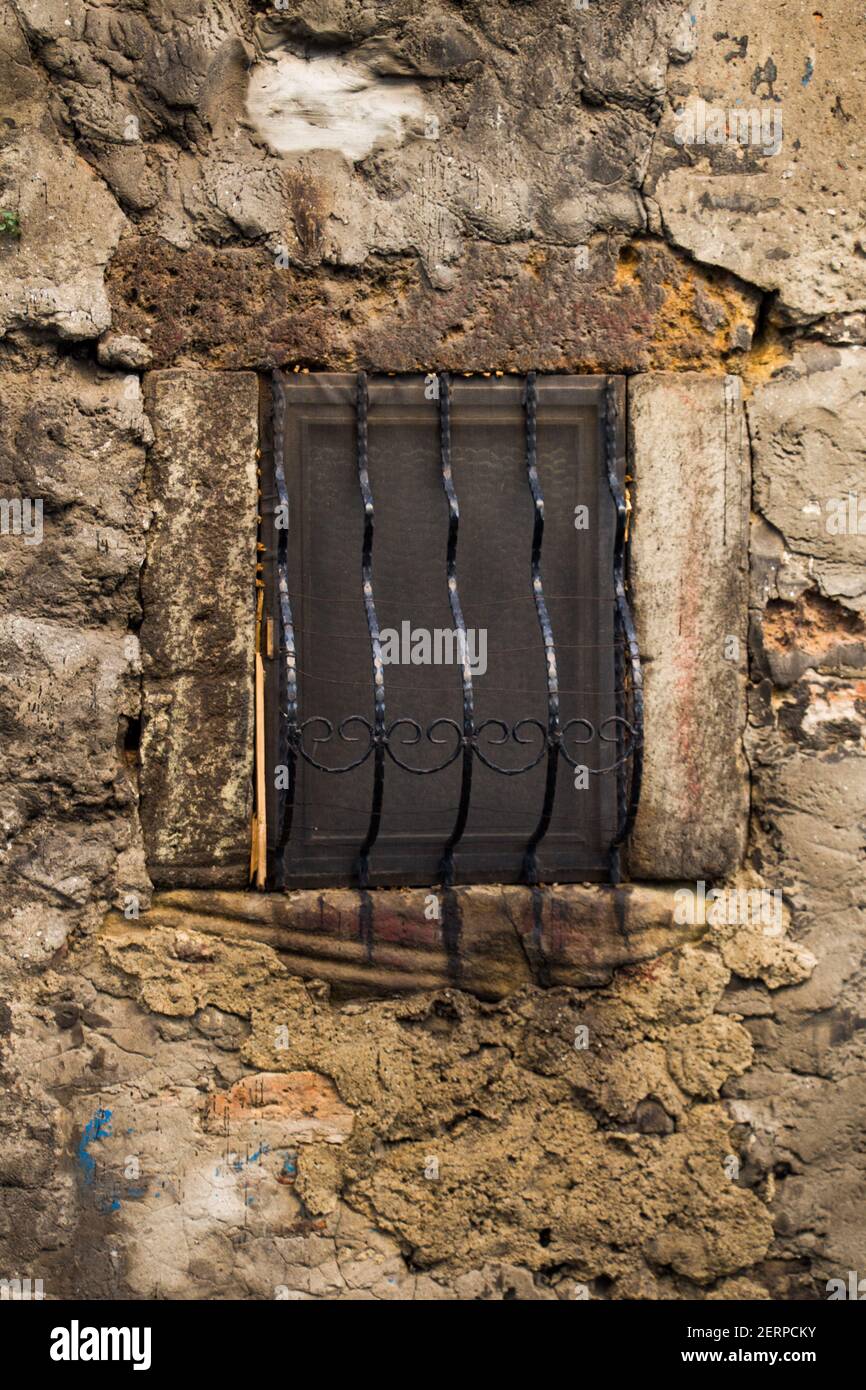 Old window Architecture from ruins in Istanbul Stock Photo - Alamy