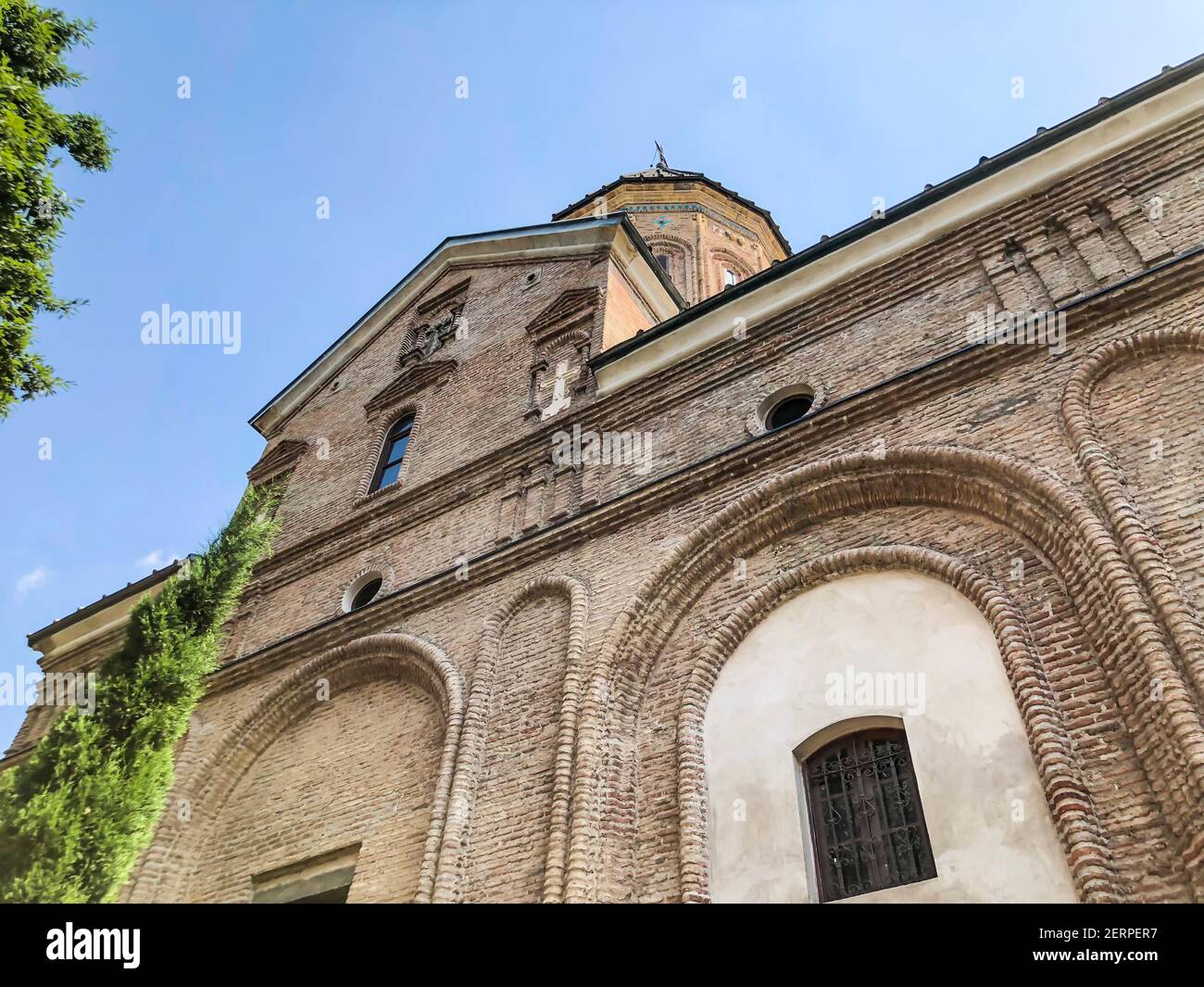 Church brick wall hi-res stock photography and images - Alamy