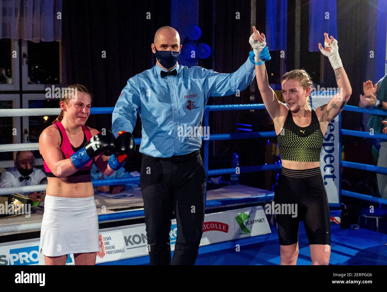 Usti Nad Labem, Czech Republic. 27th Feb, 2021. Boxer Judit Hachbold ...