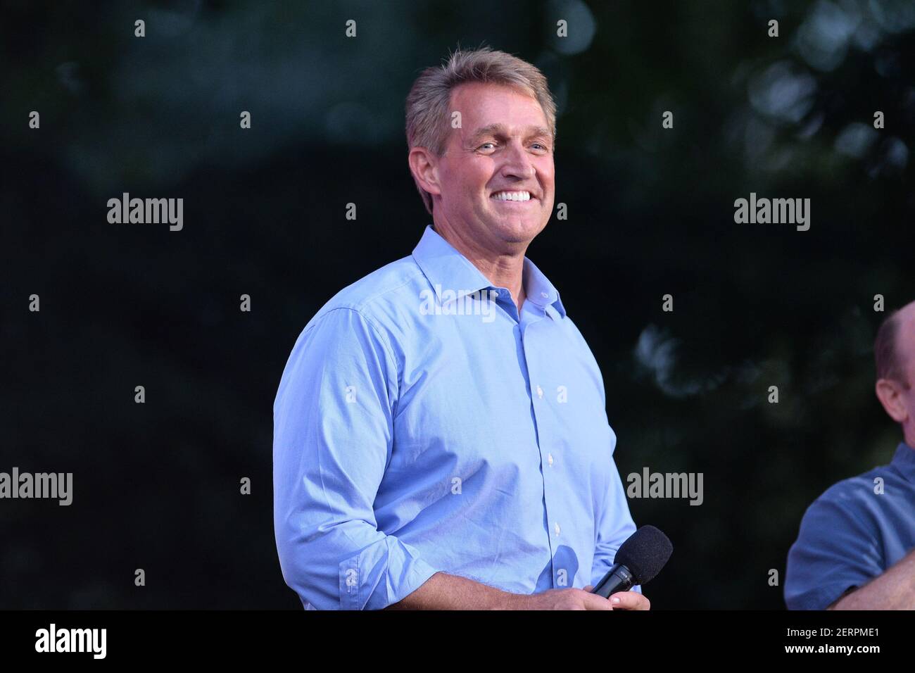 United States Senator (Arizona) Jeff Flake speaks at the 2018 Global ...