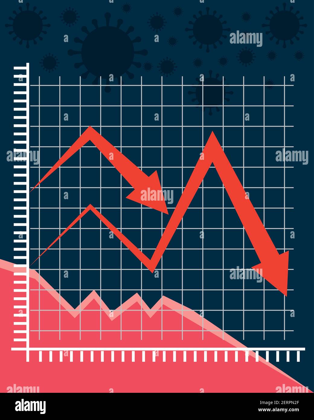 economic downturn chart arrows business Stock Vector Image & Art - Alamy