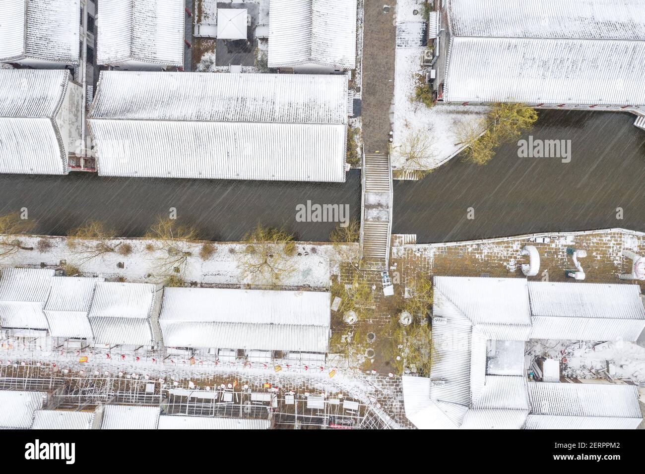 BINZHOU, CHINA - MARCH 1, 2021 - An ancient village of Weiji after ...