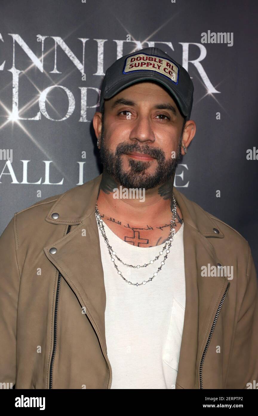 AJ McLean JENNIFER LOPEZ Celebration Following Her Final Performance Of ...