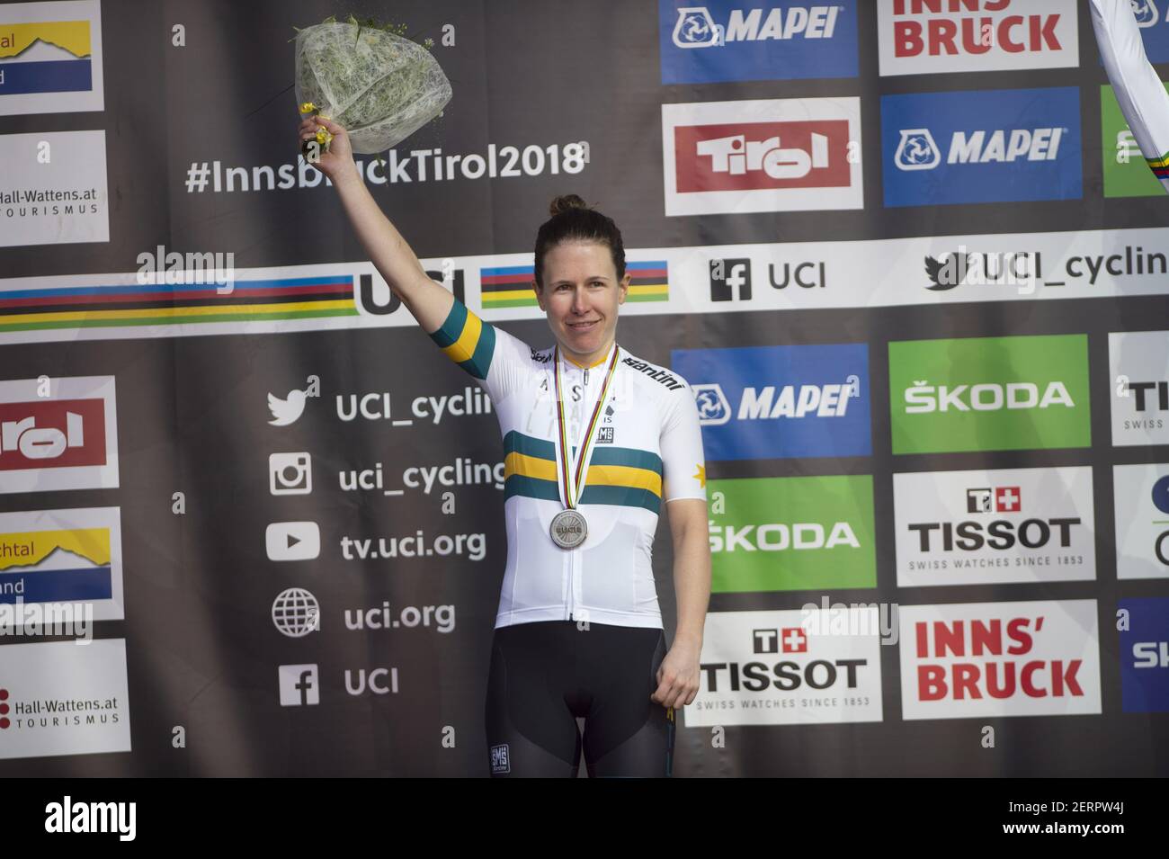 Amanda Spratt of Australia, second in the Elite Women's Road Race ...