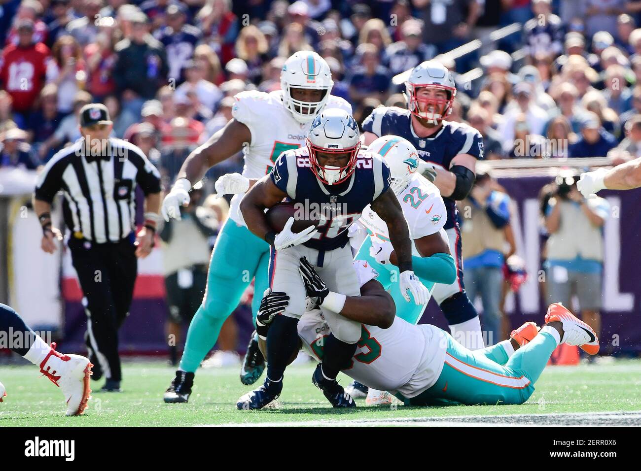 September 30, 2018: New England Patriots running back James White (28 ...
