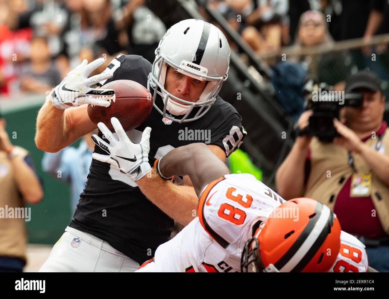 September 30, 2018: Oakland Raiders wide receiver Jordy Nelson (82 ...