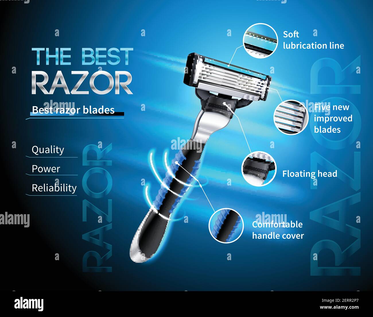 Five blade Stock Vector Images - Alamy