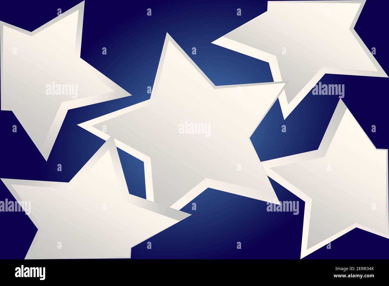 White silver stars in sapphire sky Stock Photo - Alamy