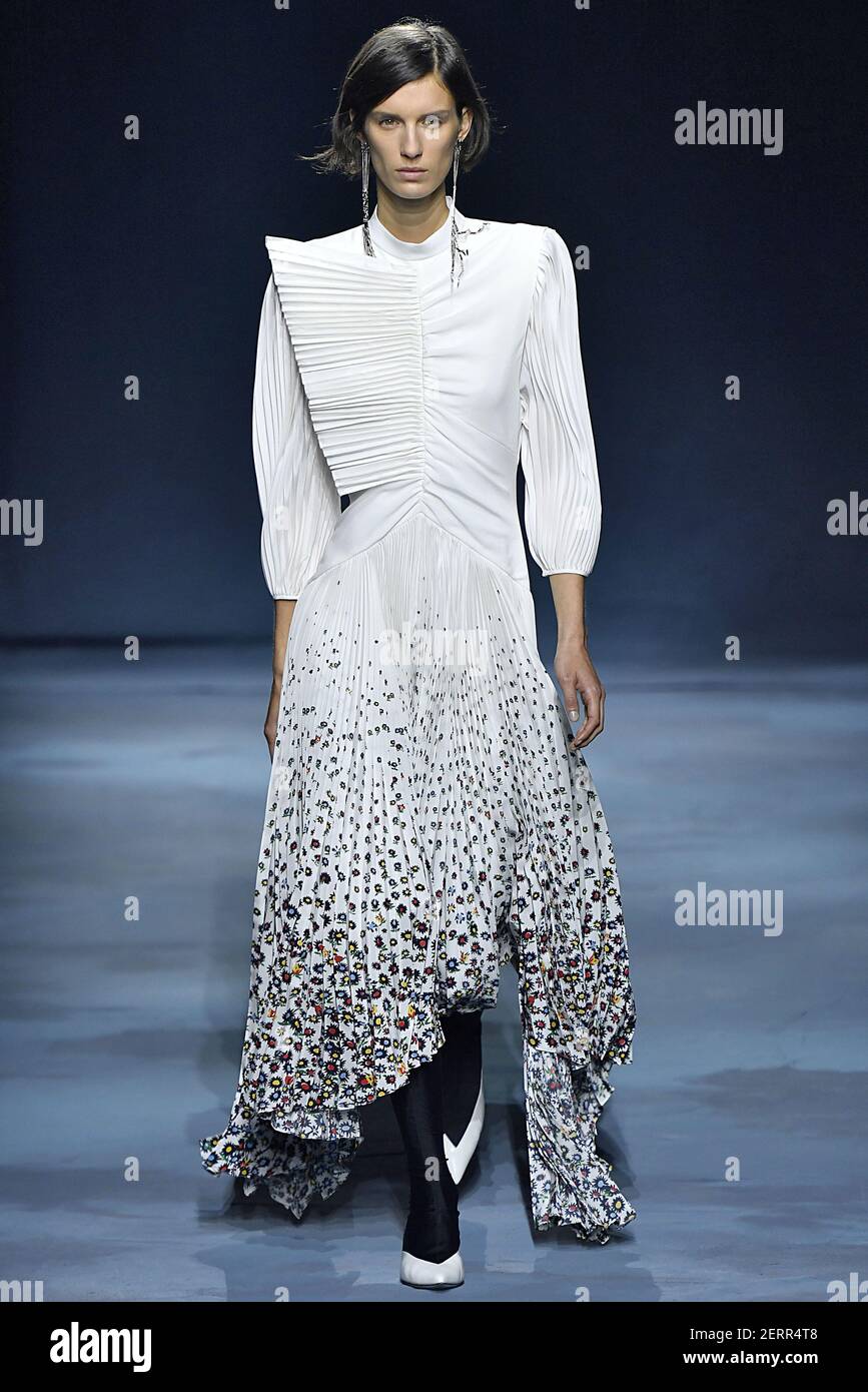 Model Marte Mei van Haaster walks on the runway during the Givenchy ...