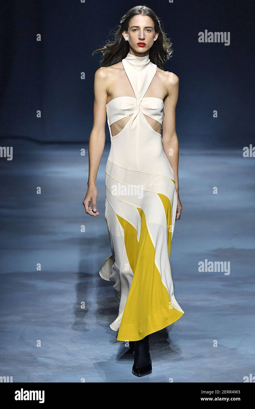 Model Rachel Marx walks on the runway during the Givenchy Fashion Show ...