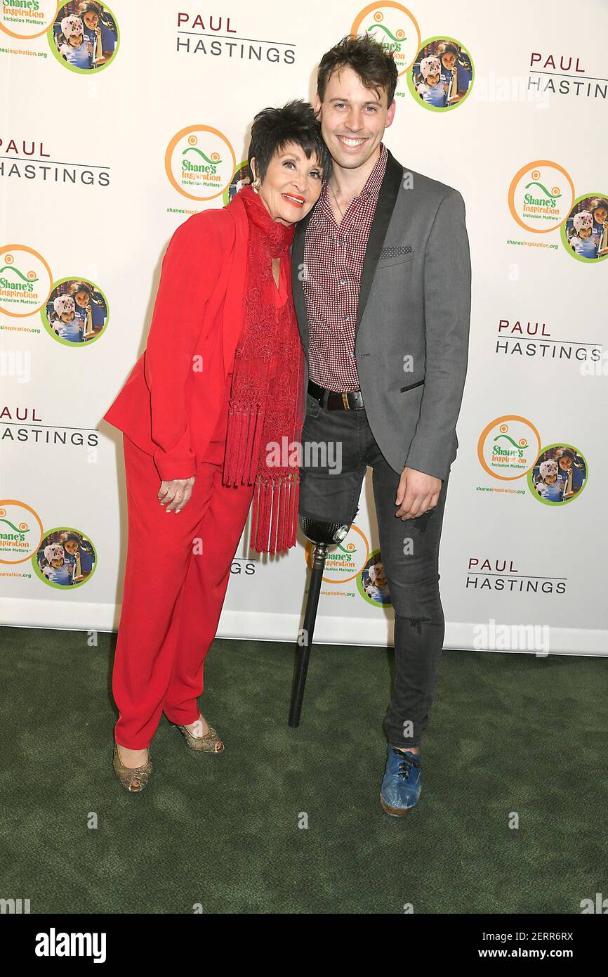 Chita Rivera and Evan Ruggiero attend Shane's Inspiration Benefit on ...