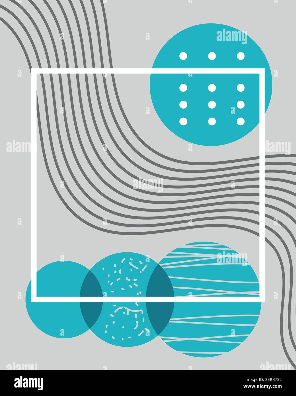 geometric waves abstract booklet template Stock Vector Image & Art - Alamy