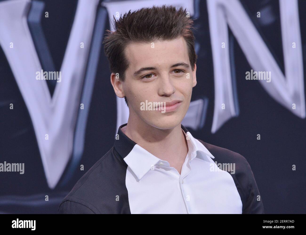 Mason Guccione arrives at the “Venom” Los Angeles Premiere held at the ...
