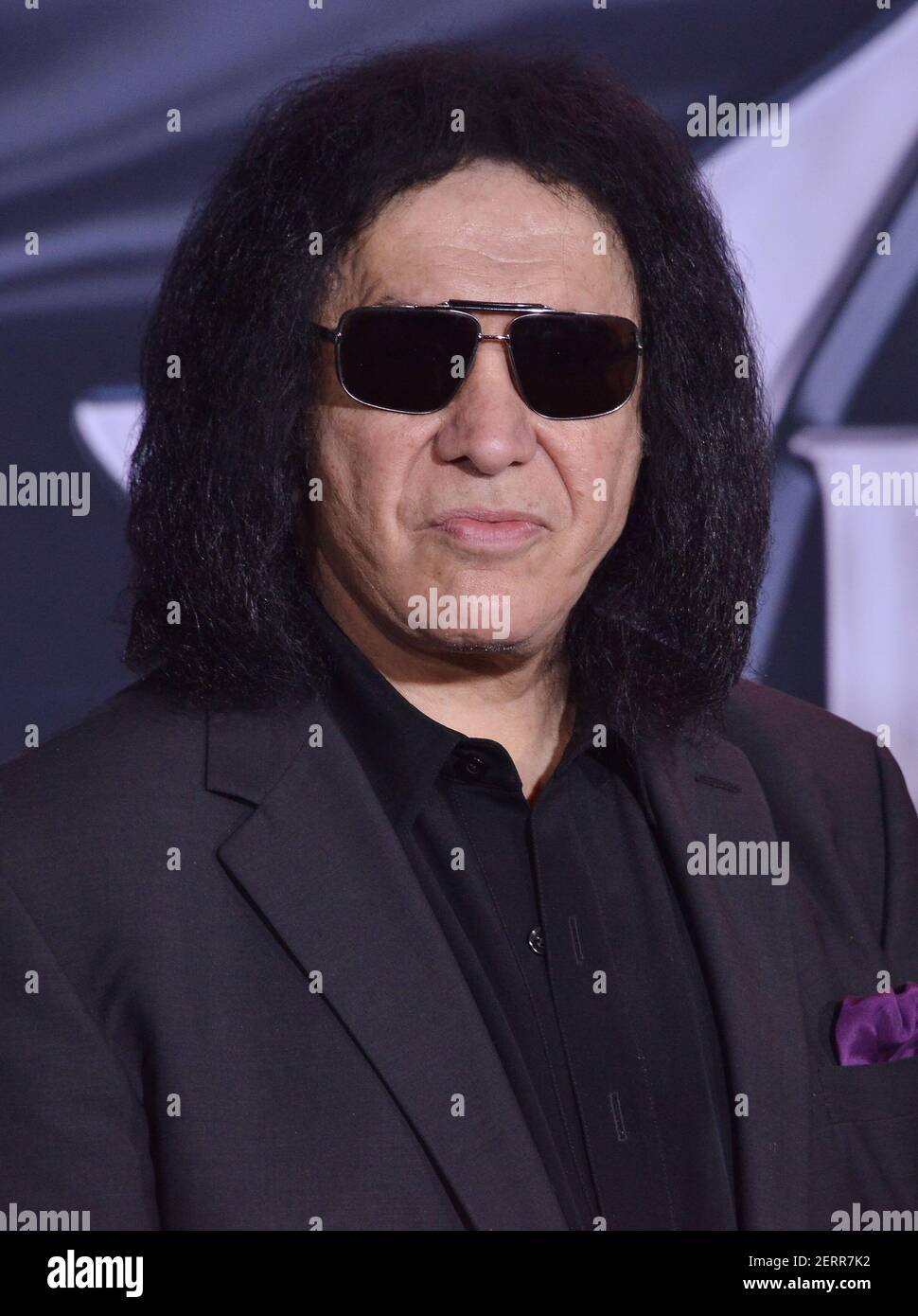 Gene Simmons arrives at the “Venom” Los Angeles Premiere held at the ...