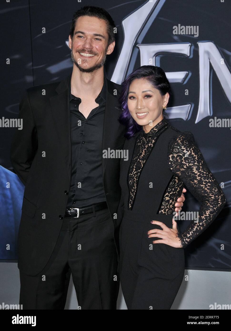(L-R) Peter Kitch and Mari Takahashi at the “Venom” Los Angeles ...