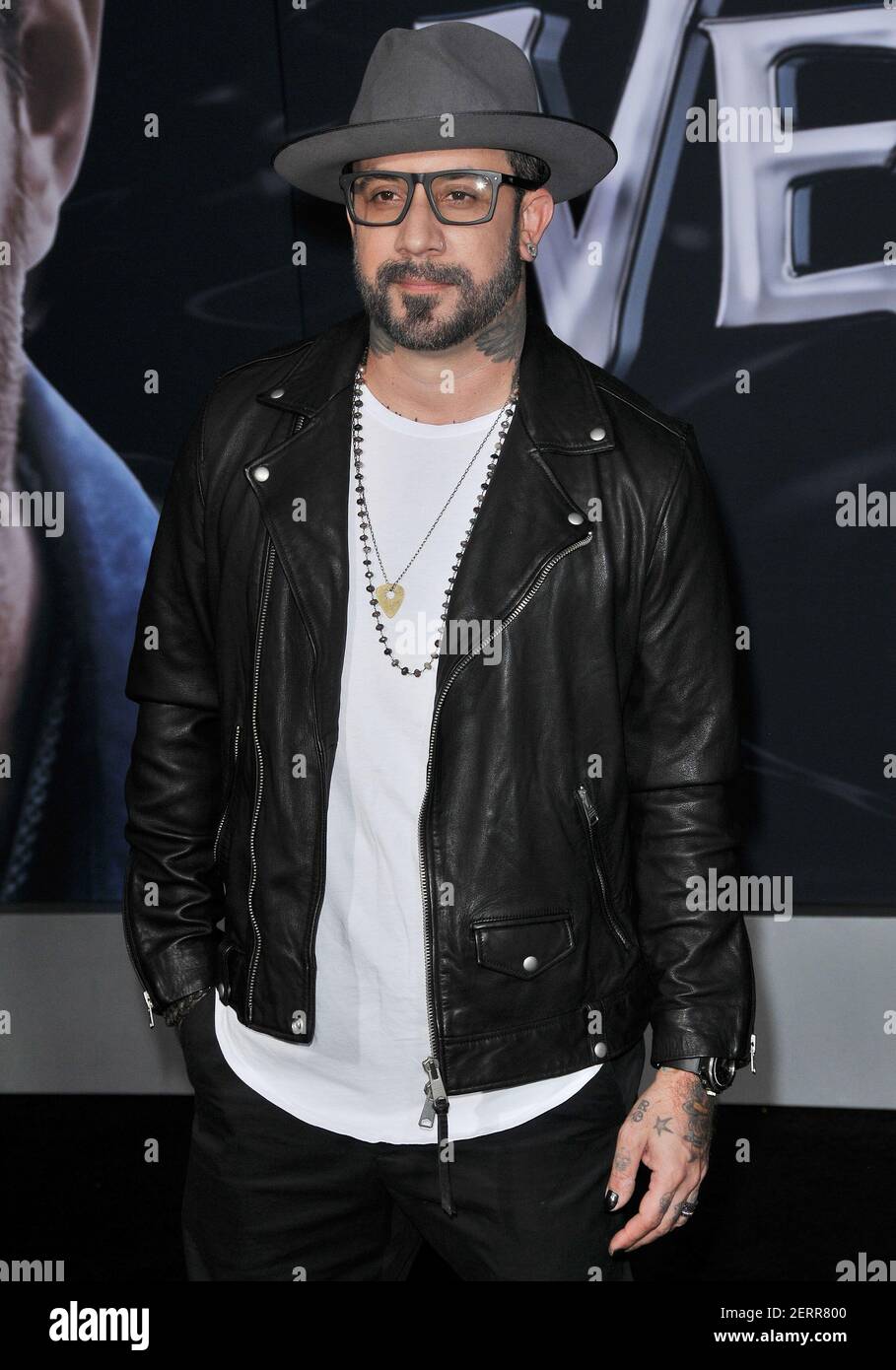 AJ McLean arrives at the “Venom” Los Angeles Premiere held at the ...