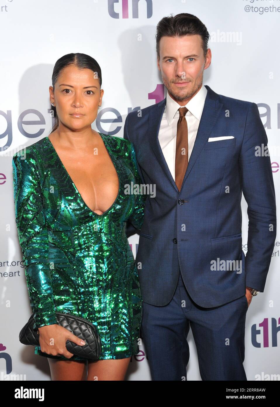 L-R: Keytt Lundqvist and model Alex Lundqvist attend the Together1Heart ...